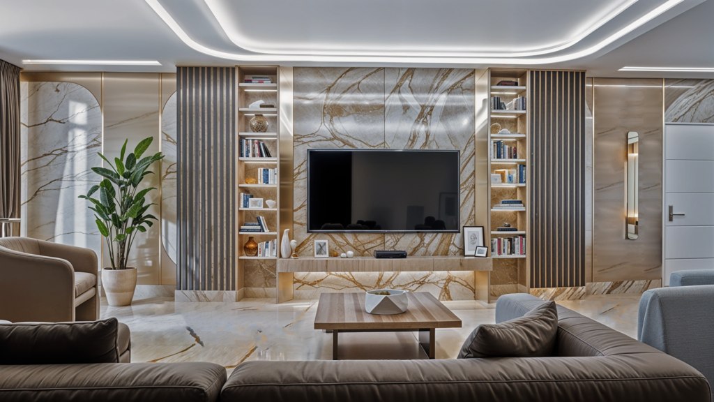 Simple TV Wall Design Ideas for a Sleek and Modern Living Room